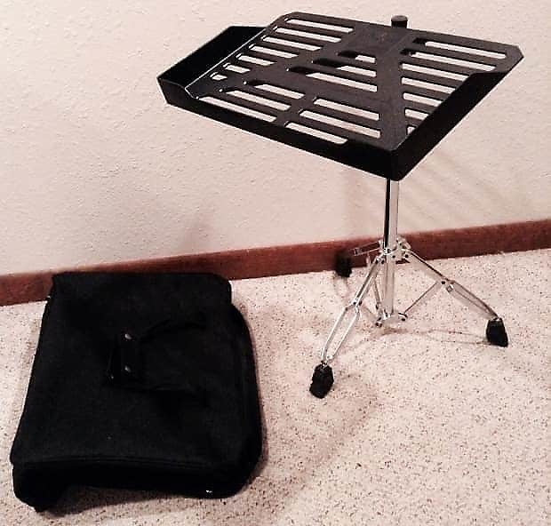Large Percussion Table/Tray with Bag & Double Braced | Reverb