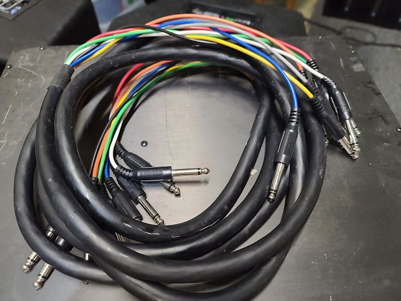 Generic 8 X 8 1/4" Patch CABLE (NOT TRS) 12' Will ship | Reverb