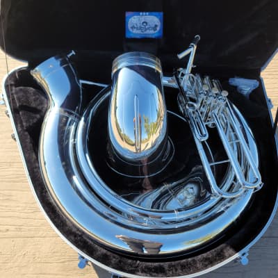 Eastman EPH495 Silver Bb Sousaphone - Professional | Reverb