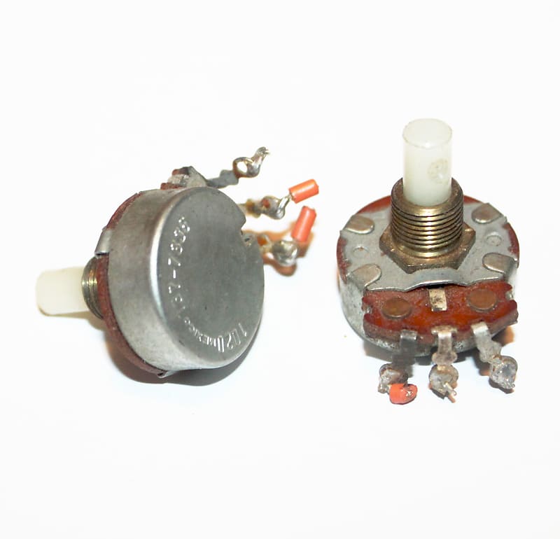 Vintage 1973 Fender Potentiometers CTS 50K Pots Solid | Reverb UK