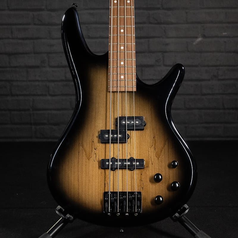 Ibanez GSR200SMNGT 4-String Bass Guitar (Natural Grey Burst) | Reverb