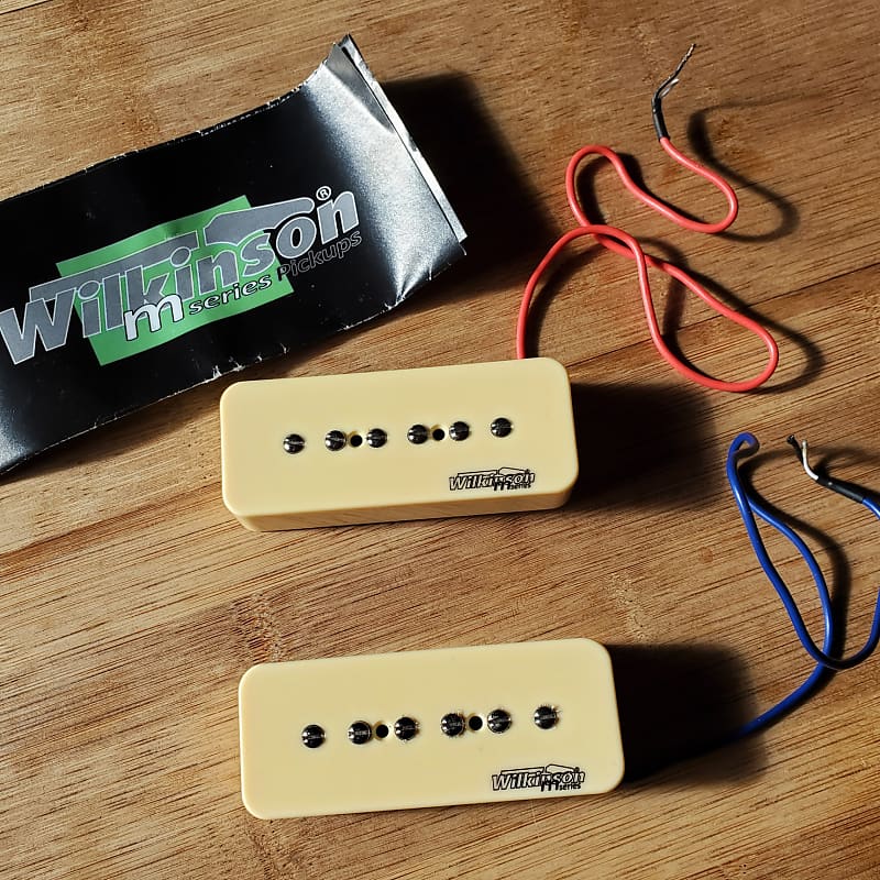 Wilkinson M Series Alnico P90 Pickup Set Cream | Reverb