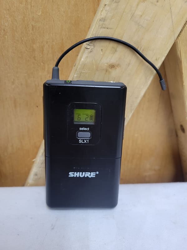 Shure SLX1 H19 Wireless Microphone Belt Pack Transmitter | Reverb