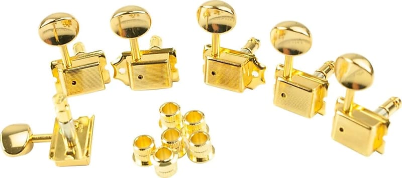 Gotoh 6 In Line Vintage Style Locking Tuning Machines Gold | Reverb