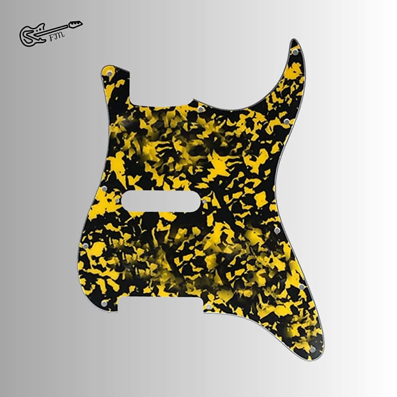 Yellow Tortoise Middle Single Coil (S) Strat Style | Reverb UK