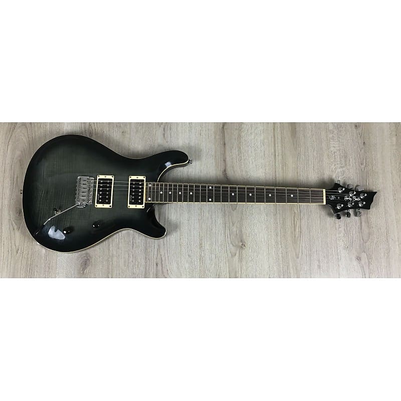 Harley Benton CST-24 Deluxe black flame | Reverb