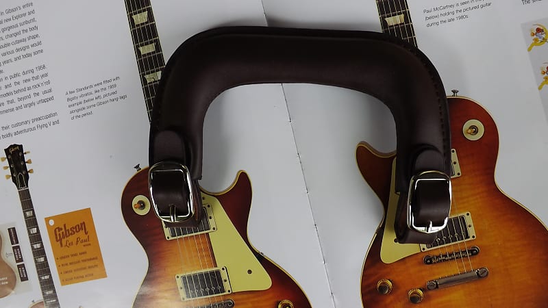 grover cp70 leather case handle cp-9950-036 2021 - Brown | Reverb