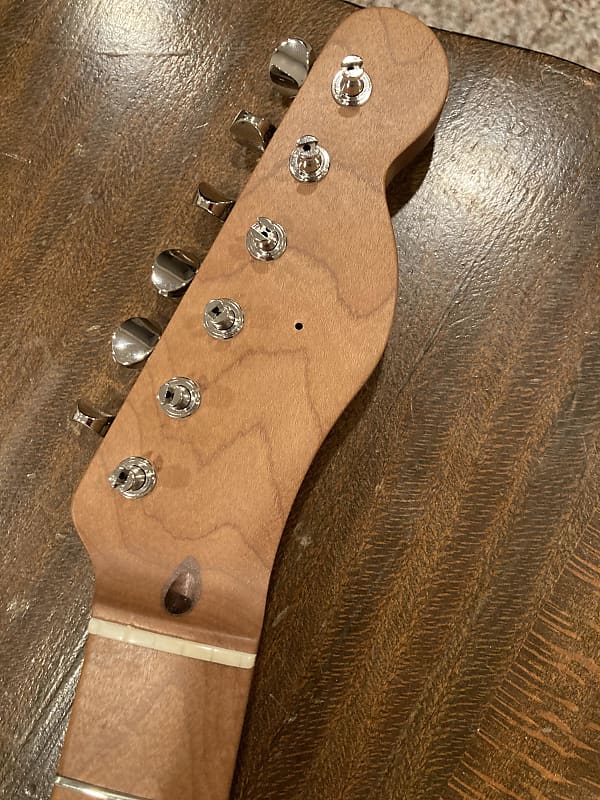 Musikraft Roasted Maple Tele Neck 57 V With Oil Finish | Reverb