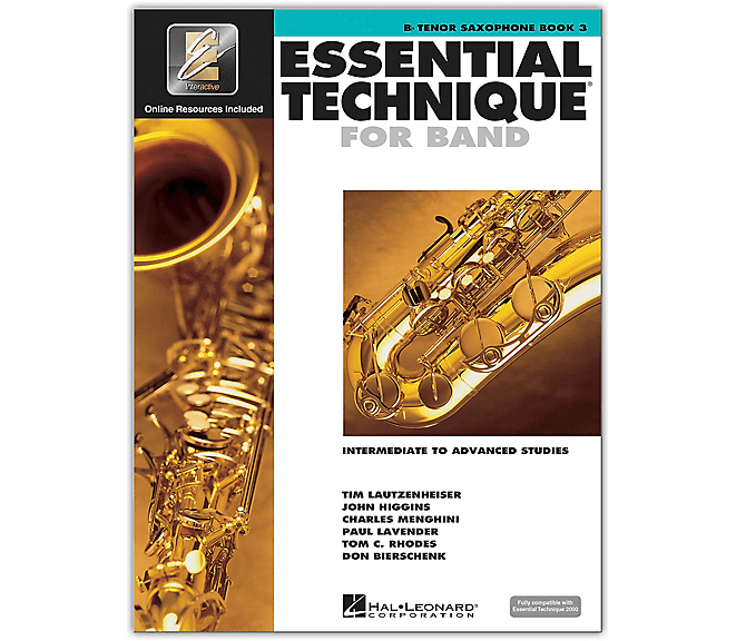 Essential Technique Book 3 - Tenor Sax Hal Leonard | Reverb