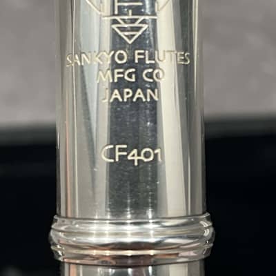 SALE! Sankyo CF-401 Fully Silver Flute (Without HJ) | Reverb