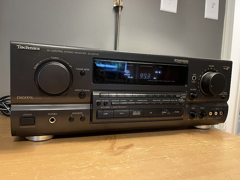 Technics SA-GX770 FM / AM Stereo Receiver with Surround, | Reverb