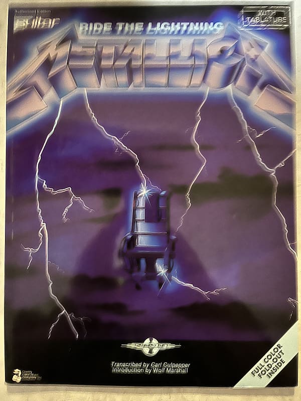 Metallica - Ride the Lightning - Guitar Tab / Tablature Book | Reverb