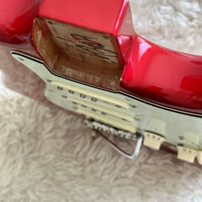 Candy Apple Red Stratocaster Loaded Electric Guitar Body w/ | Reverb