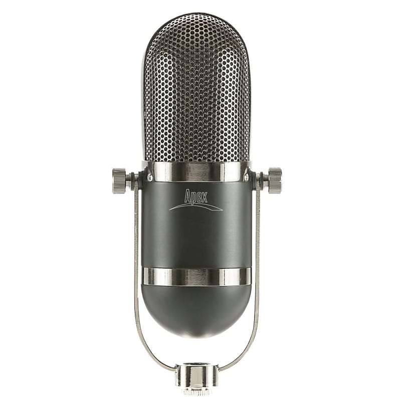 APEX 447 Vintage Style Side Address Microphone with Aluminum | Reverb