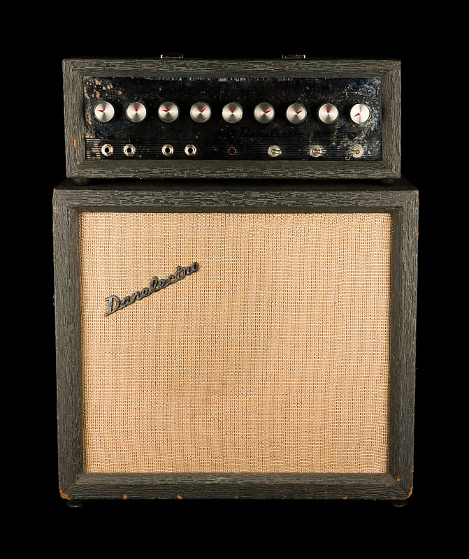 Vintage Danelectro DM 25 Guitar Amp Head With Matching | Reverb