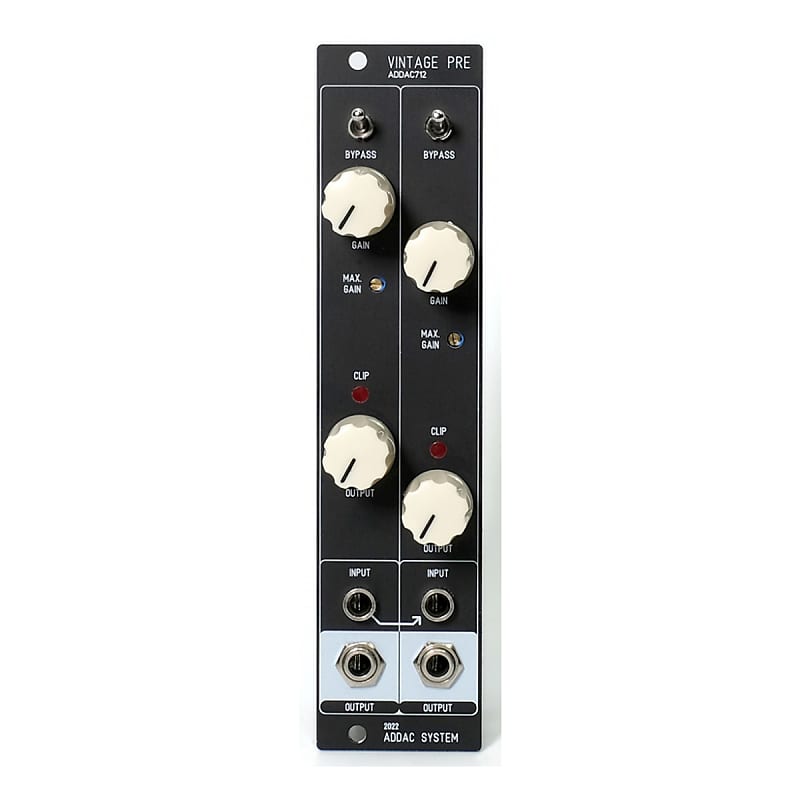 ADDAC 712 Vintage Pre Eurorack Audio Preamp Module | Reverb UK