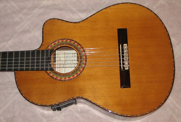 Manuel Rodriguez Jr., Rio Cutaway Classical-Electric Guitar, | Reverb