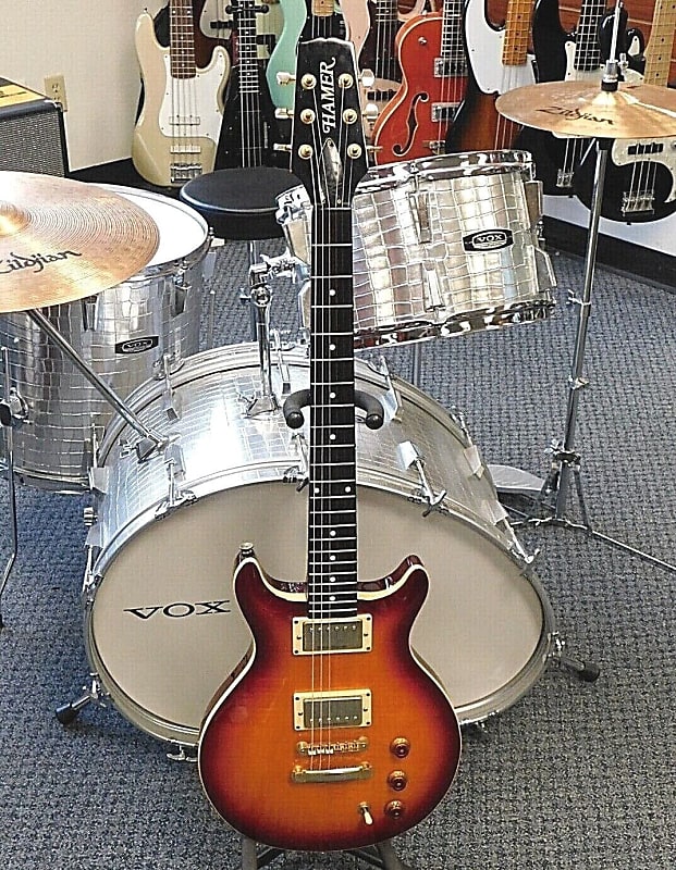 1998 Hamer Archtop Double Cut Guitar w/ Case! Duncan Pickups! | Reverb