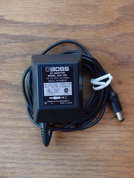 Boss ACA-120 9V AC power adapter, MIJ/made in Japan | Reverb