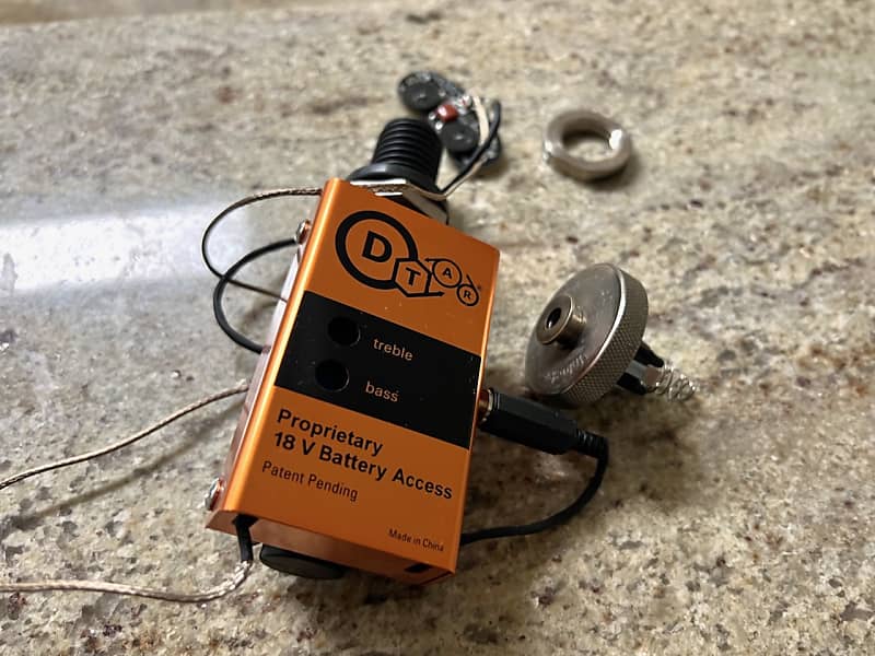 2007 D-TAR Load 'N Lock Wave-Length Guitar Pickup/18V Preamp, | Reverb