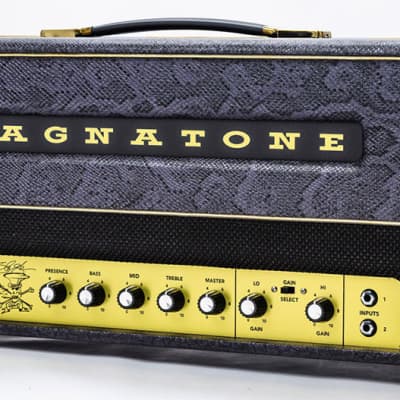 Magnatone Slash SL-100 Purple Python Head | Reverb