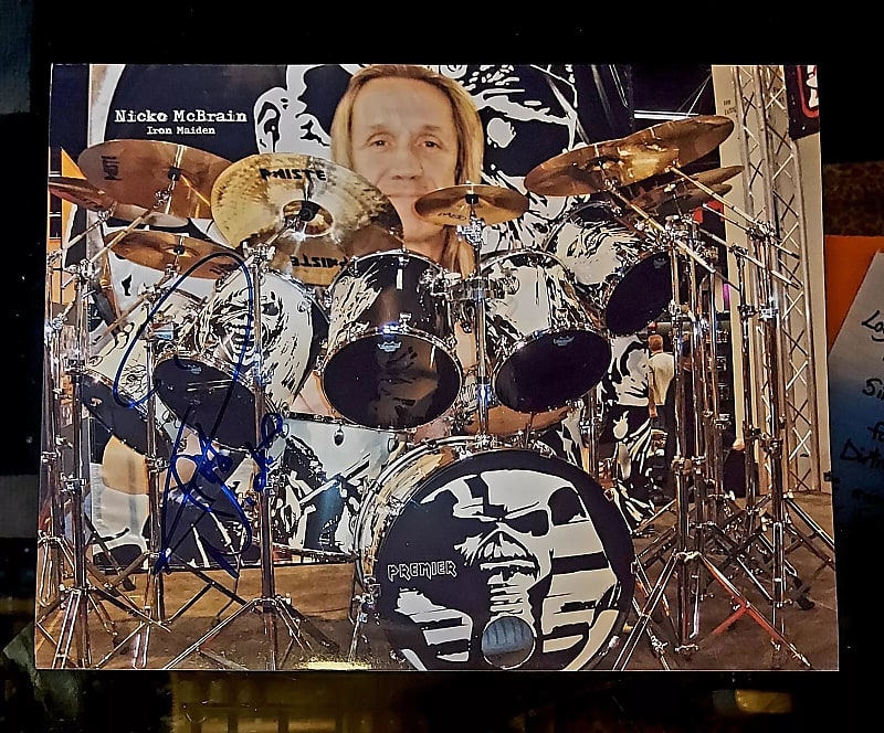 Premier Nicko McBrain Iron Maiden Signature 11pc Elite kit | Reverb