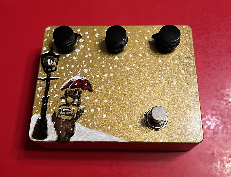 StewMac Ghost Drive KLON CLONE 2022 Gold Hand Painted | Reverb