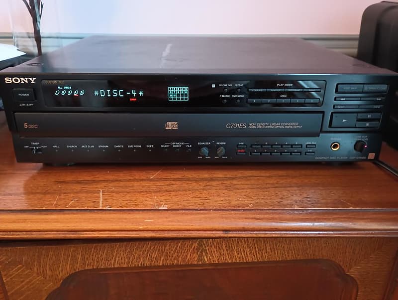 Sony CDP C701ES high density 5-cd player in very good | Reverb