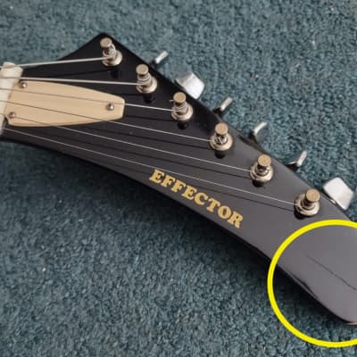 Vintage 80's Cort Effector Explorer Guitar w/ Original Case | Reverb