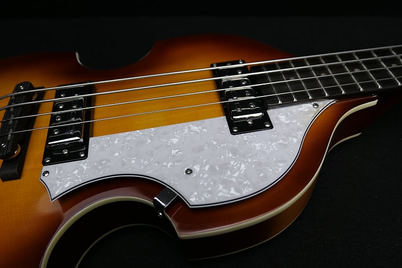 Hofner Ignition Series HI-BB Beatle Bass Pickguard White | Reverb