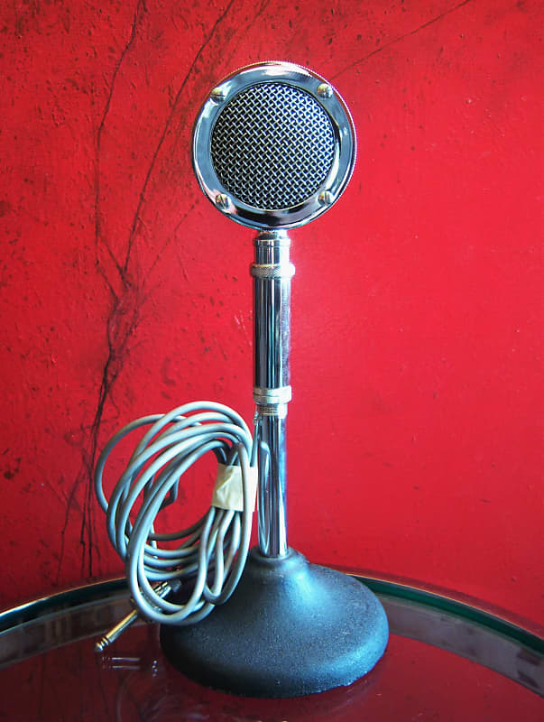 Vintage 1960's Astatic D-104 crystal "Lollipop" microphone | Reverb