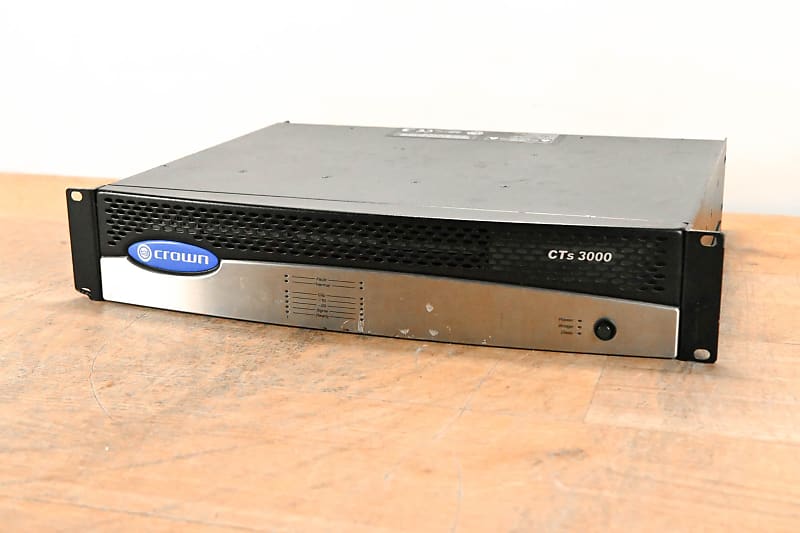 Crown CTs 3000 Two-Channel 1500W Power Amplifier CG01PM2 | Reverb