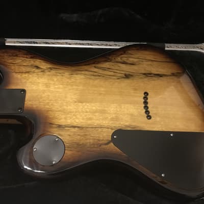 Warmoth Jazzmaster - Roasted Maple Neck/Black Korina Body in | Reverb