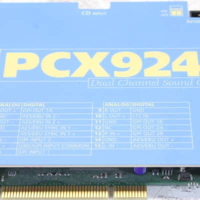 Digigram Pcx924 Dual Channel Sound Card Pcx924 V2 | Reverb