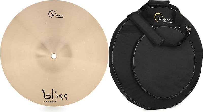 Dream Bliss Splash Cymbal - 12-inch Bundle with Dream BAG22D | Reverb