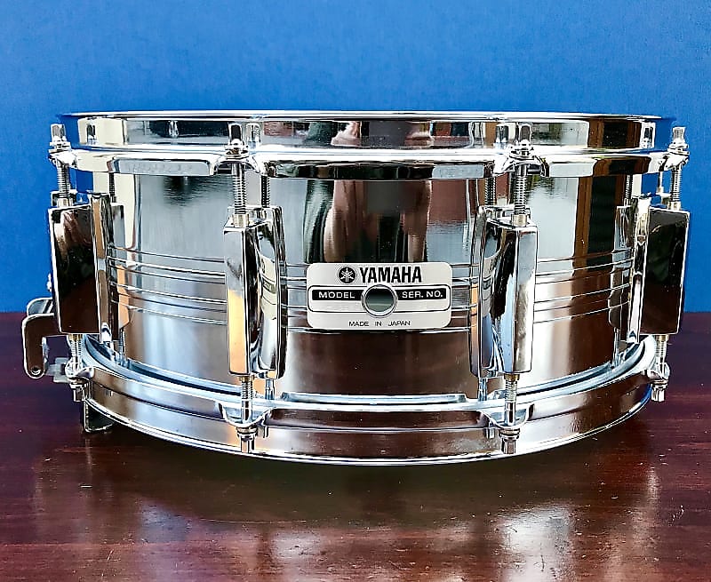 Yamaha Chrome Over Steel 14x5.5" SD-755MD Snare Drum | Reverb