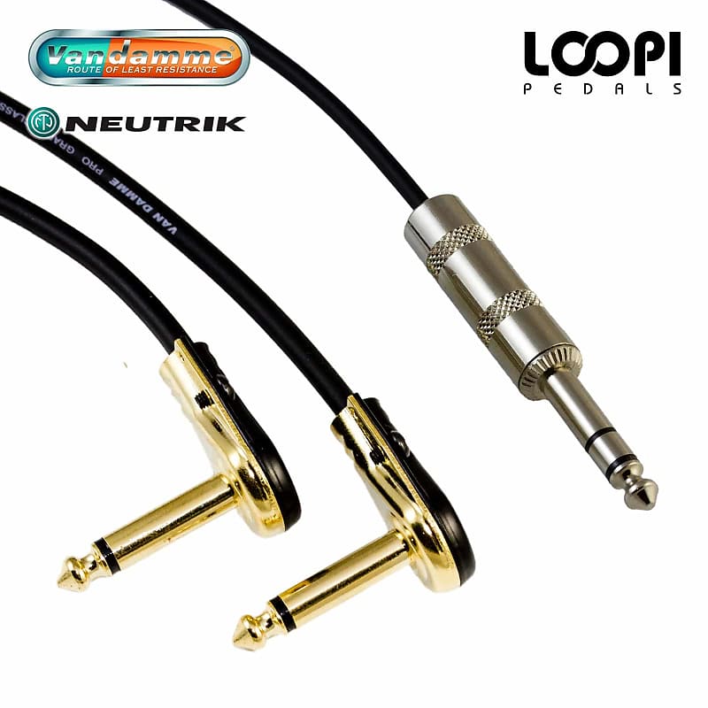 Loopi Stereo to Dual Mono Patch Cable - 70cm | Reverb
