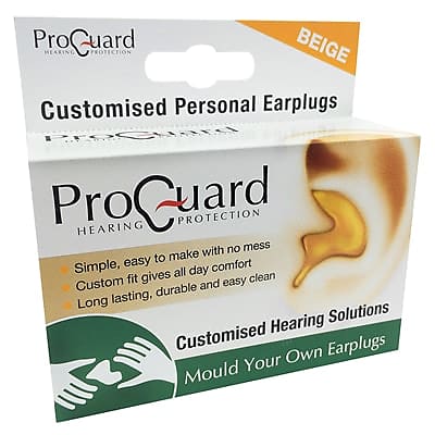 Proguard Mould Your Own Ear Plugs Beige | Reverb