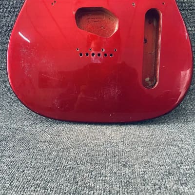 Metallic Red Tele Telecaster Style Guitar Basswood Body | Reverb