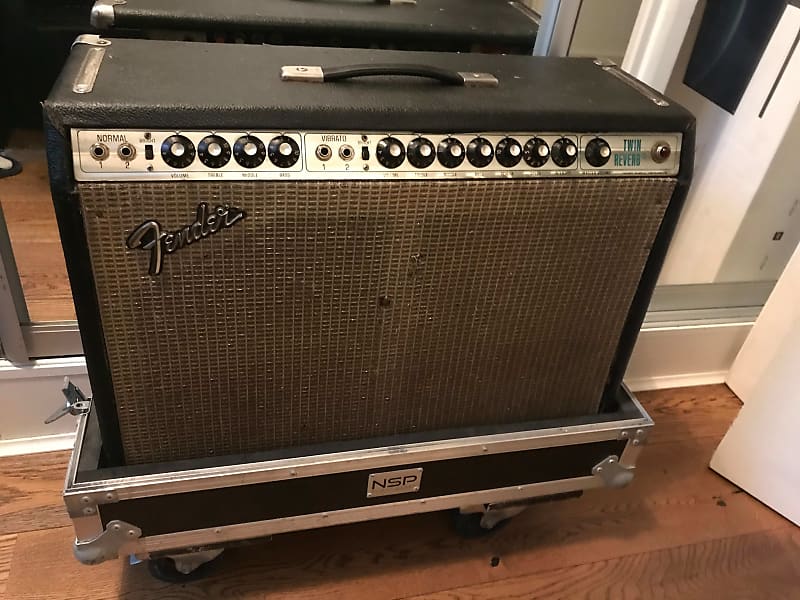 Fender Twin Reverb Silverface 1970s 100W 1970s Black | Reverb