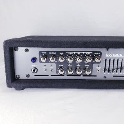 Carvin BX1200 Dual Mono Bass Amplifier Head | Reverb