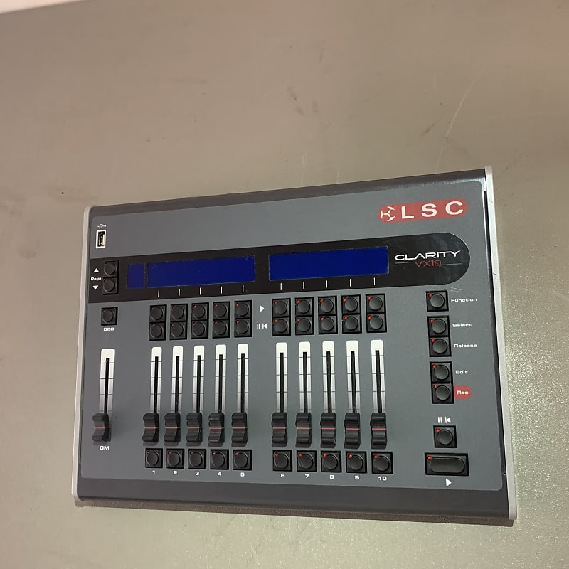 LSC Clarity VX10 DMX Lighting Desk - Black/Silver | Reverb