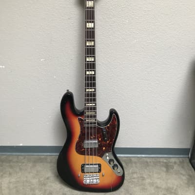 Kay EB-110 sunburst bass 1965 Teisco Del Ray | Reverb