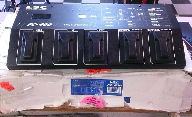 LSC FC-400 4 Way Foot Controller DMX Programable Flash Light | Reverb