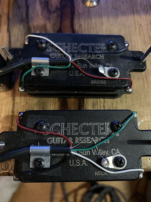 Schecter USA Supercharger-6 Custom Shop Guitar Pickup Set HH | Reverb