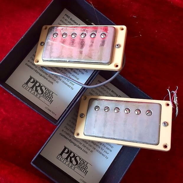 PRS Dragon II 2 McCarty pickups split coil PAF w rings Chrome | Reverb
