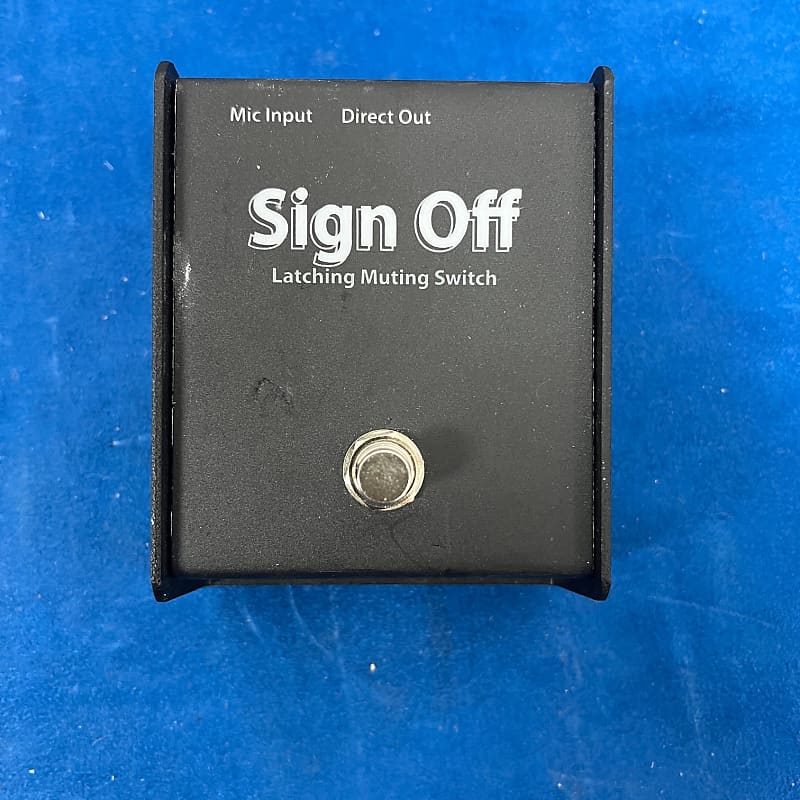 Used ProCo Sign Off Latching Muting Switch Pedal | Reverb