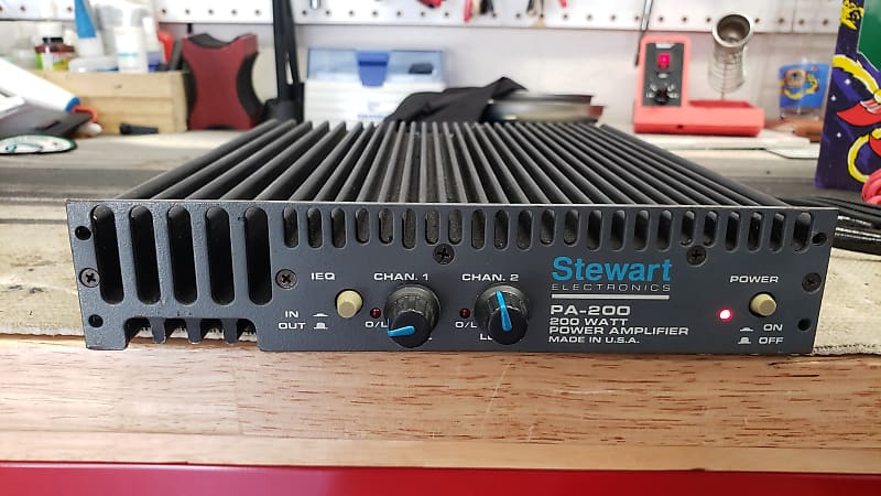 Stewart Electronics PA-200 power amplifier PA_200 | Reverb