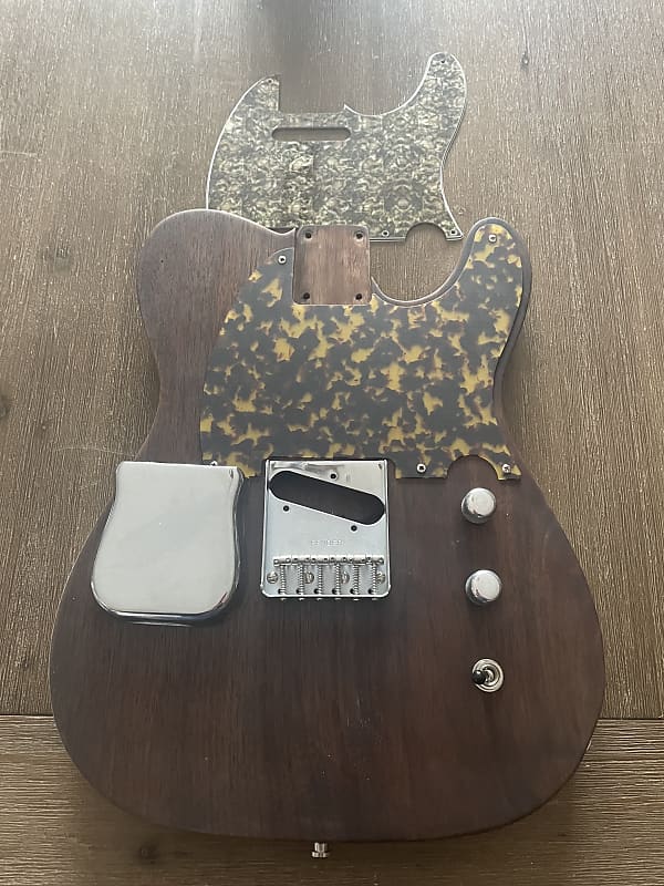 Fender Lic Telecaster 2020 One piece Black Walnut stained and | Reverb