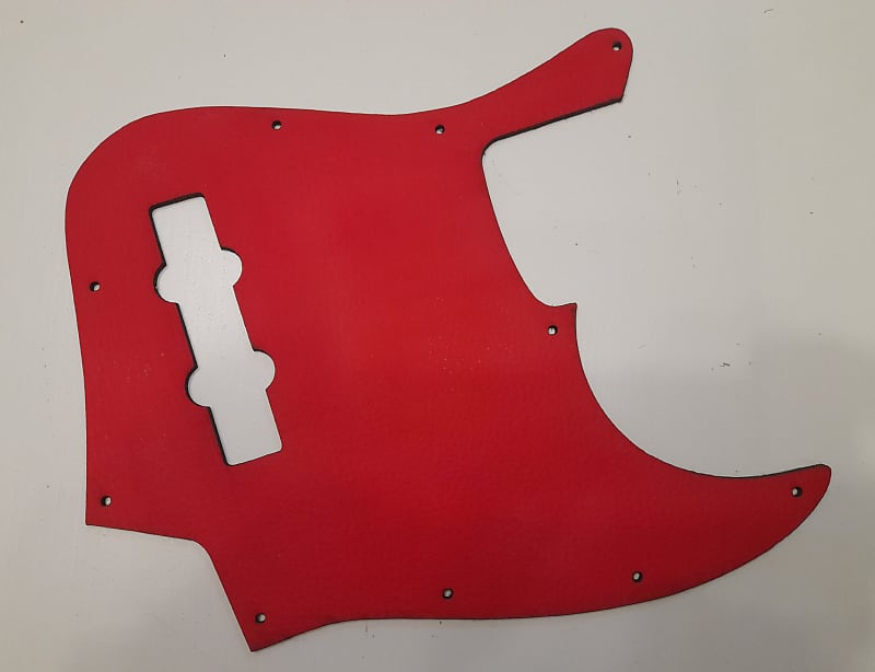 Pickguard Jazz bass 2023 - Red | Reverb